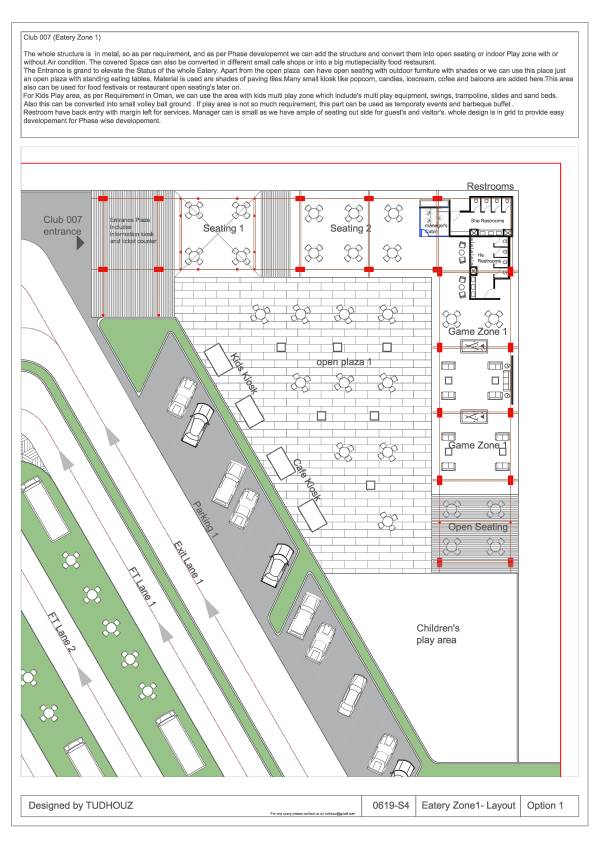 Design project for Food Truck Park in Oman | Arcbazar