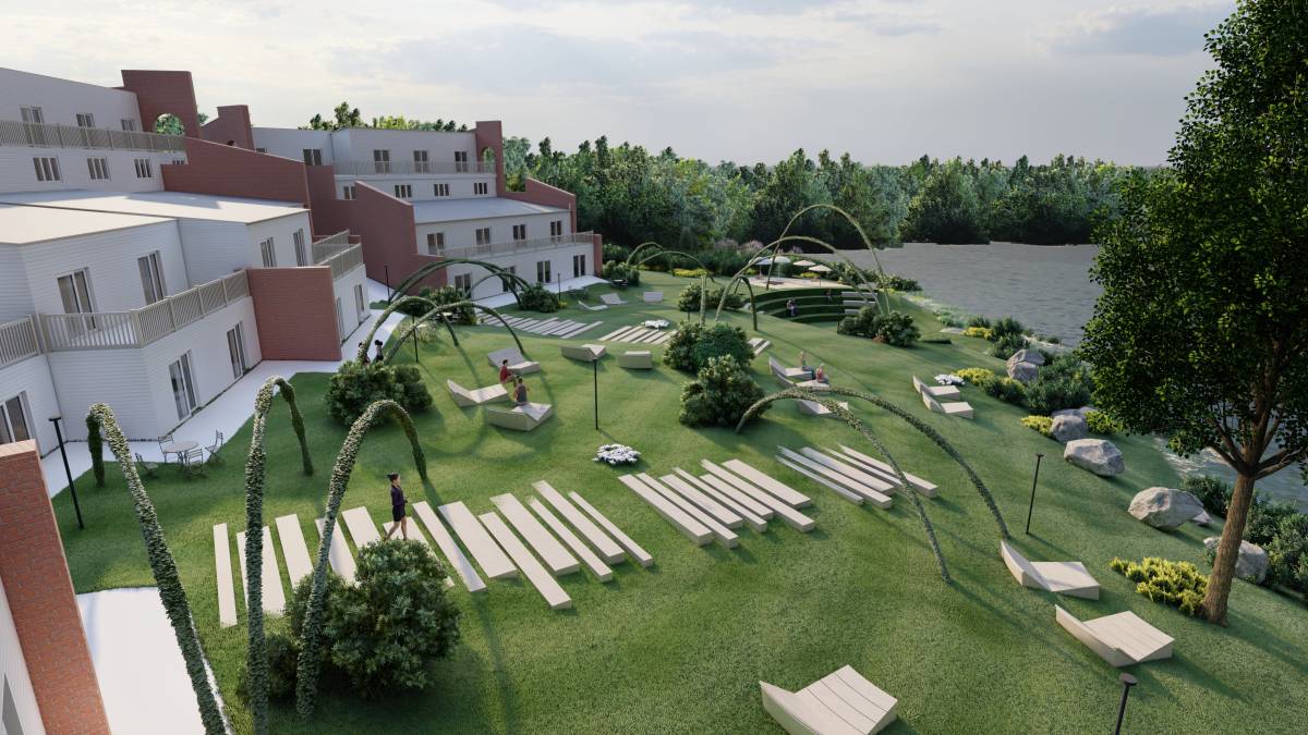 Design project for Resort Landscaping and Furniture Design for Back ...