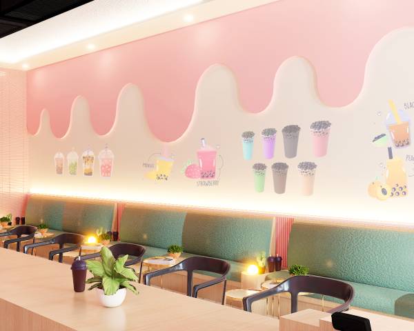Design project for Boba Shop Design in Florida in Turkey | Arcbazar