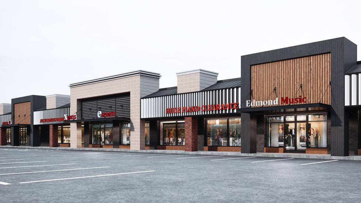 Design project for Shopping Center Facade Remodel in United States ...