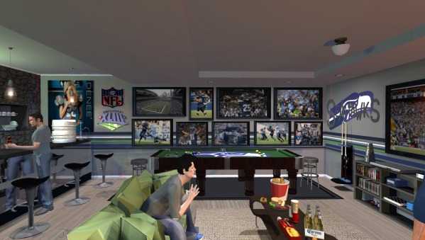 Seattle Seahawks Man Caves