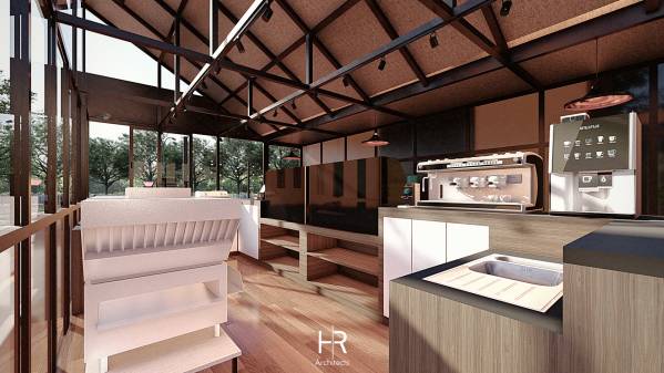 Design project for Drive throw coffee shop in Saudi Arabia | Arcbazar
