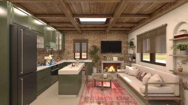 Design project for ADU MINI LIVINGROOM AND KITCHEN in United States ...