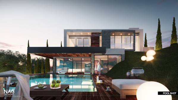 Design project for Very modern & large family Villa in Switzerland ...