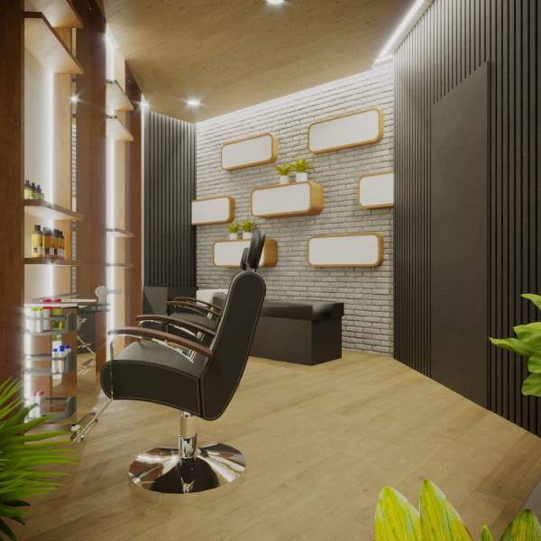 Design project for Hair Salon Rendering in United States | Arcbazar