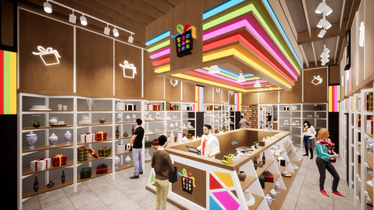 Design project for TIC-TAC-TOE GIFT SHOP INTERIOR DESIGNING in Rwanda ...