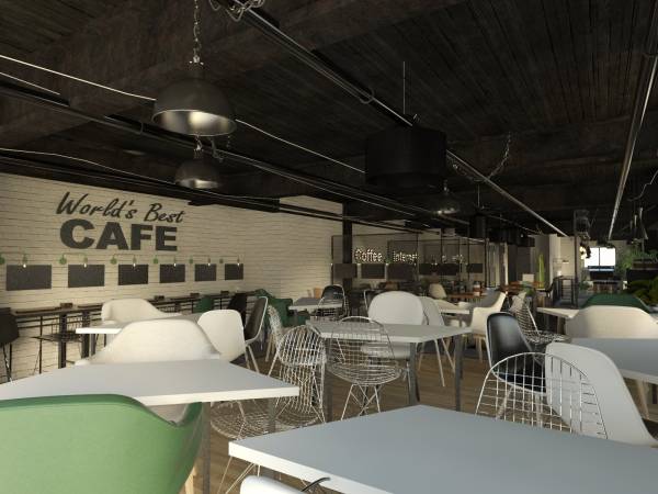 Design project for Internet Cafe Interior Design in Papua New Guinea ...