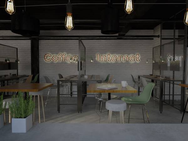 Design project for Internet Cafe Interior Design in Papua New Guinea ...