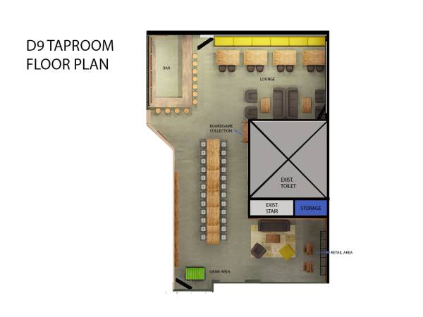 Design project for D9 Brewing Company Tap Room Design in United States ...