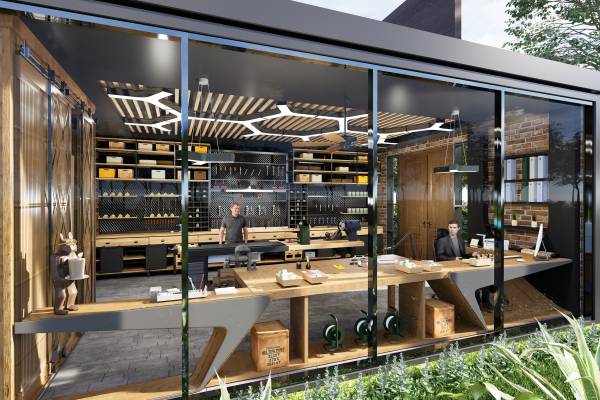 Design project for Workshop in a new modern house in Brazil | Arcbazar