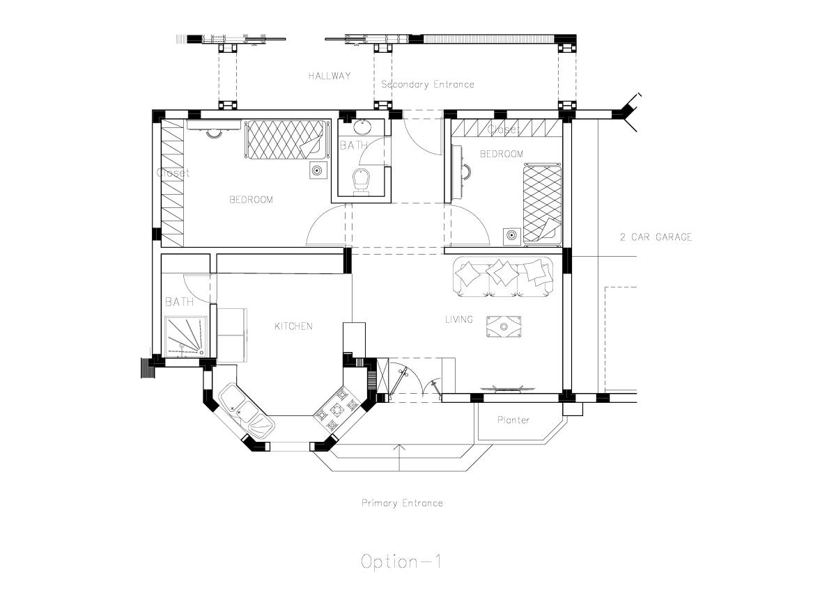 Design project for Redesign Apartment Layout in Bahamas | Arcbazar