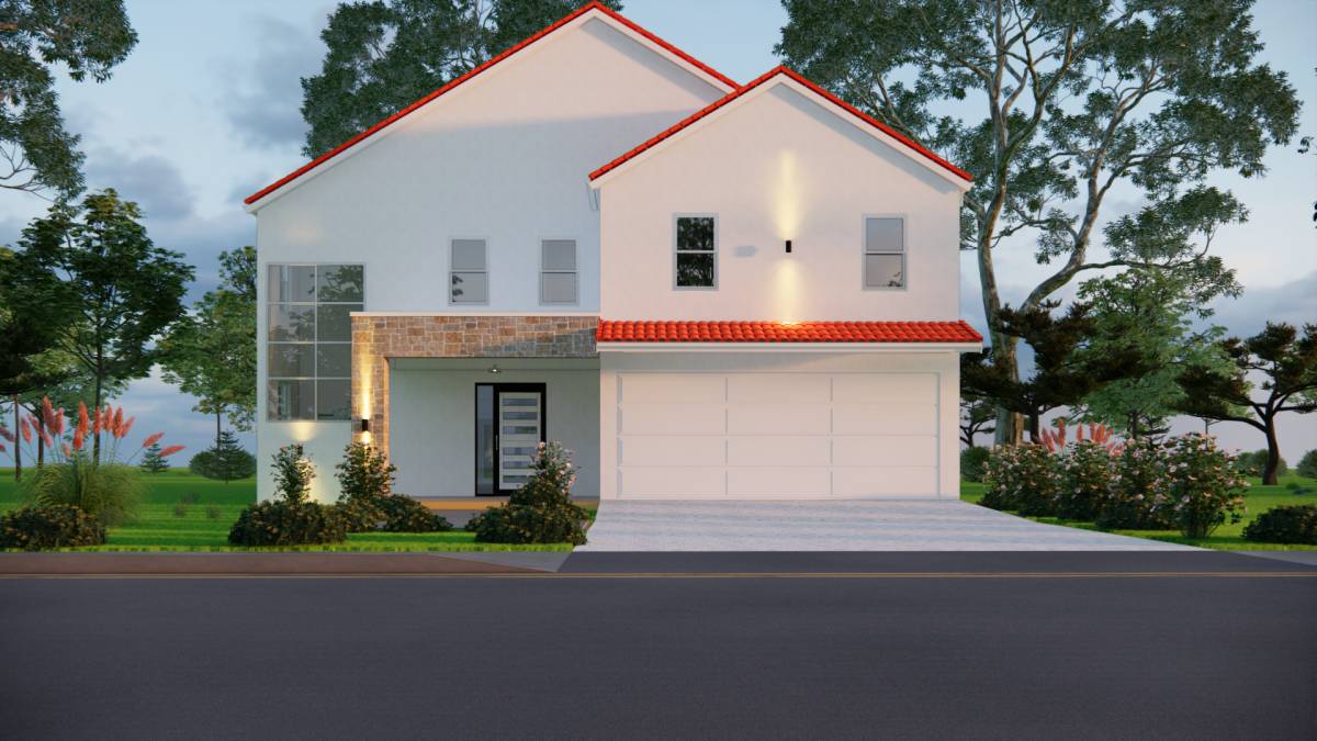 Design project for New home floor plan and elevations in United States ...