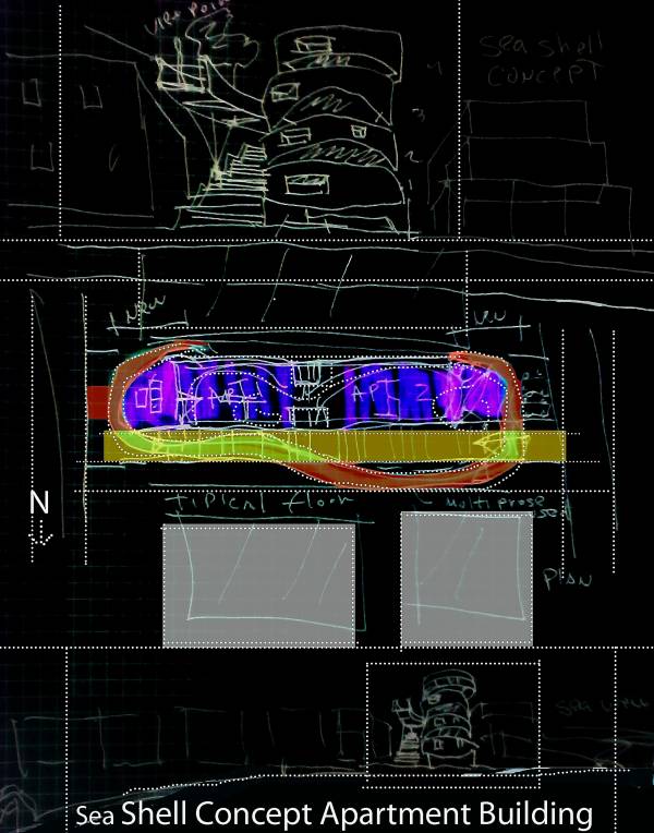 その他 デザイナーAnonymous - Sea Shell Concept Apartment Building - North Bondi ...