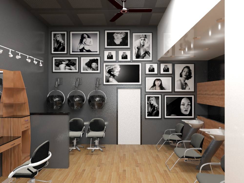 Design project for Hair Salon Interior Design in United States | Arcbazar