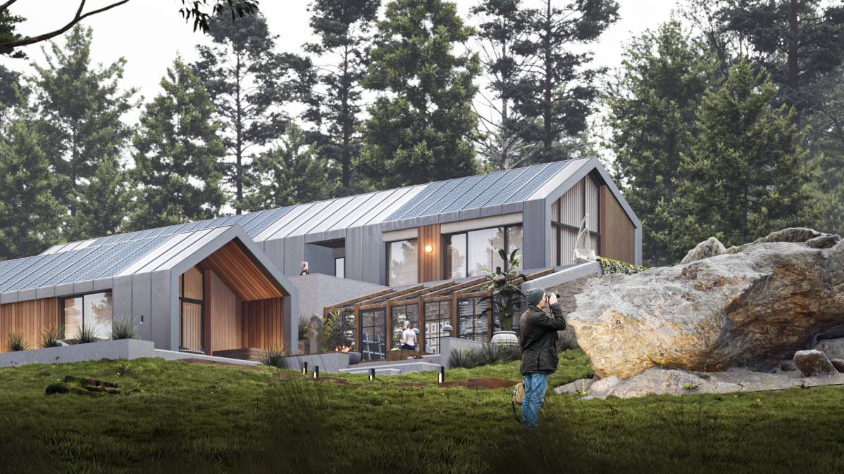 Design project for Glen Tui Eco House in New Zealand | Arcbazar