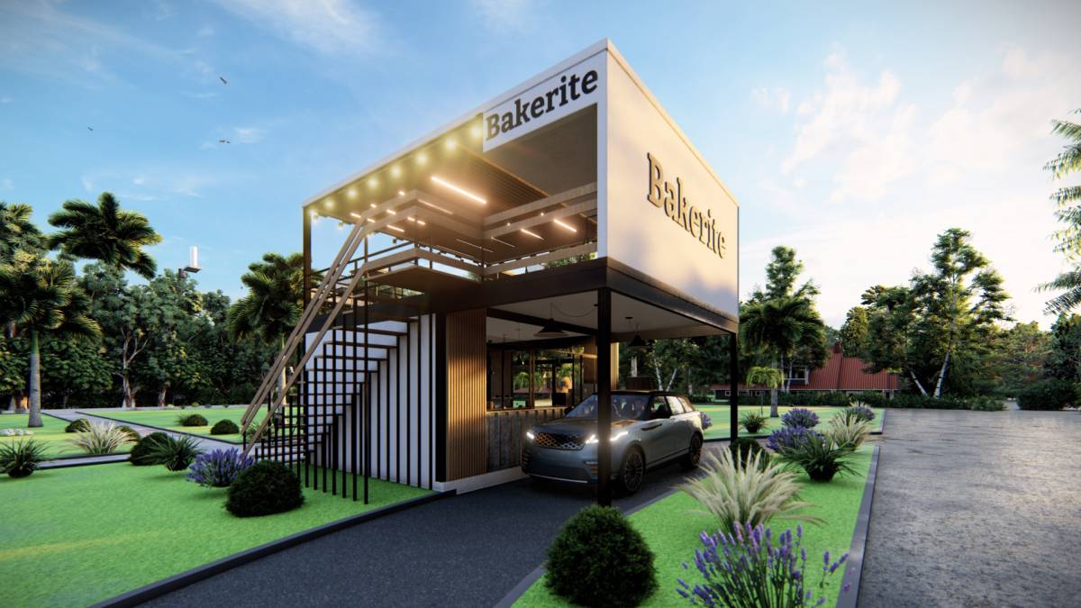 Design project for Drive throw coffee shop in Saudi Arabia | Arcbazar