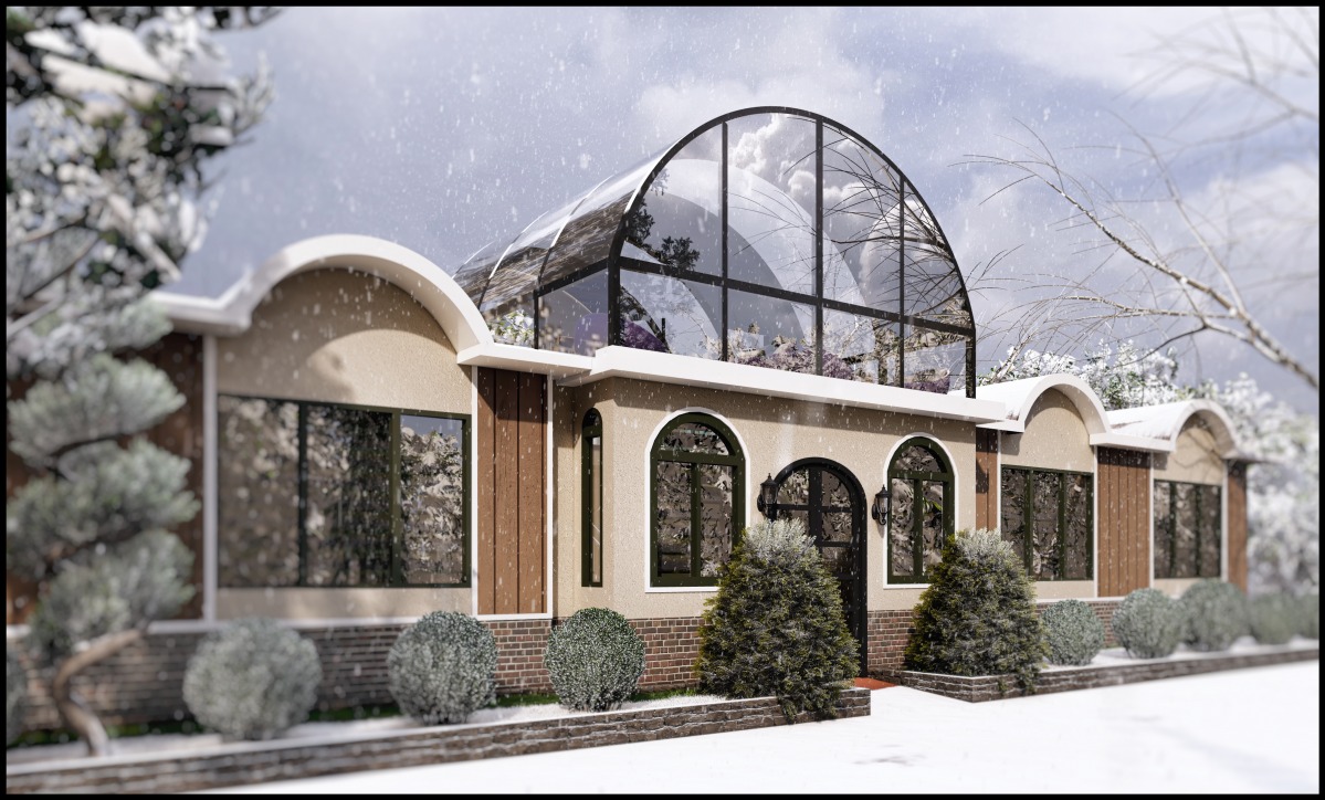 Design project for Design of an Enclosed Atrium that Serves as a Foyer ...