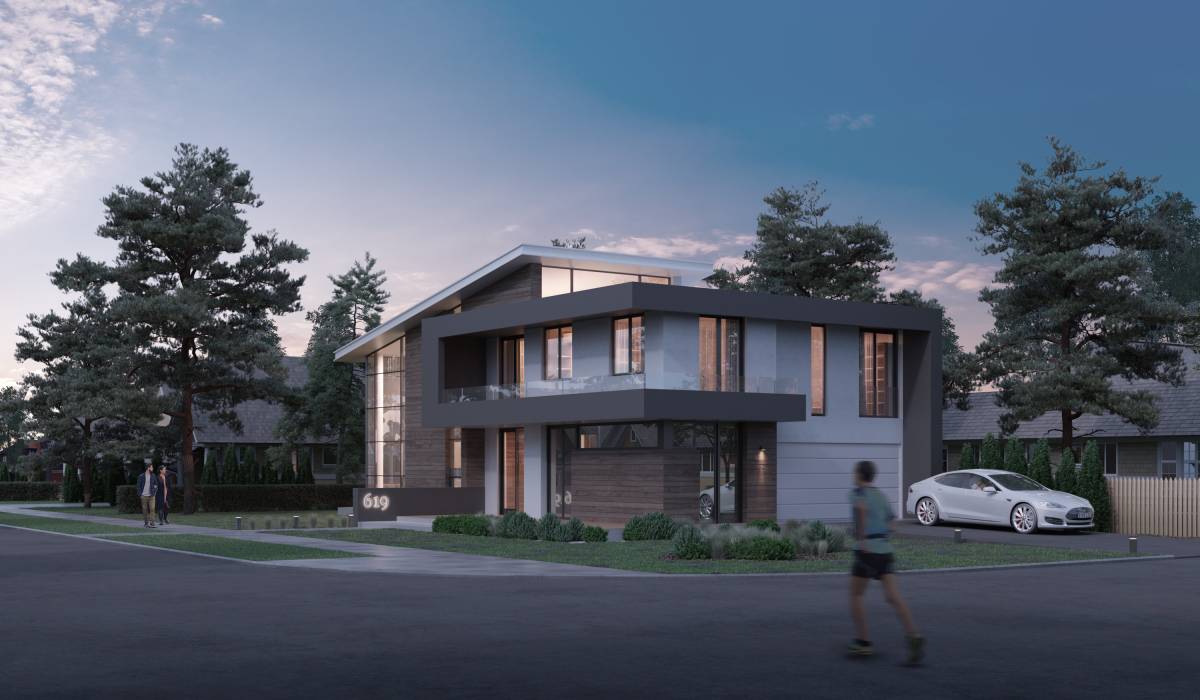 Design project for Modern Contemporary Corner Lot Design on a 50 ...