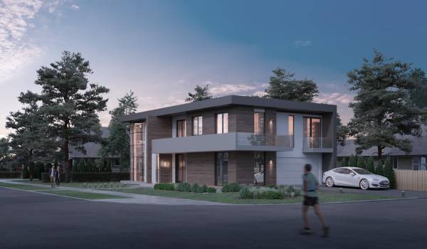 Design project for Modern Contemporary Corner Lot Design on a 50 ...