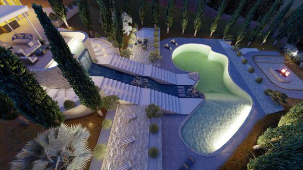 Jardín Delantero/Patio Trasero Diseñado porDekorasee studio - Dramatic ...