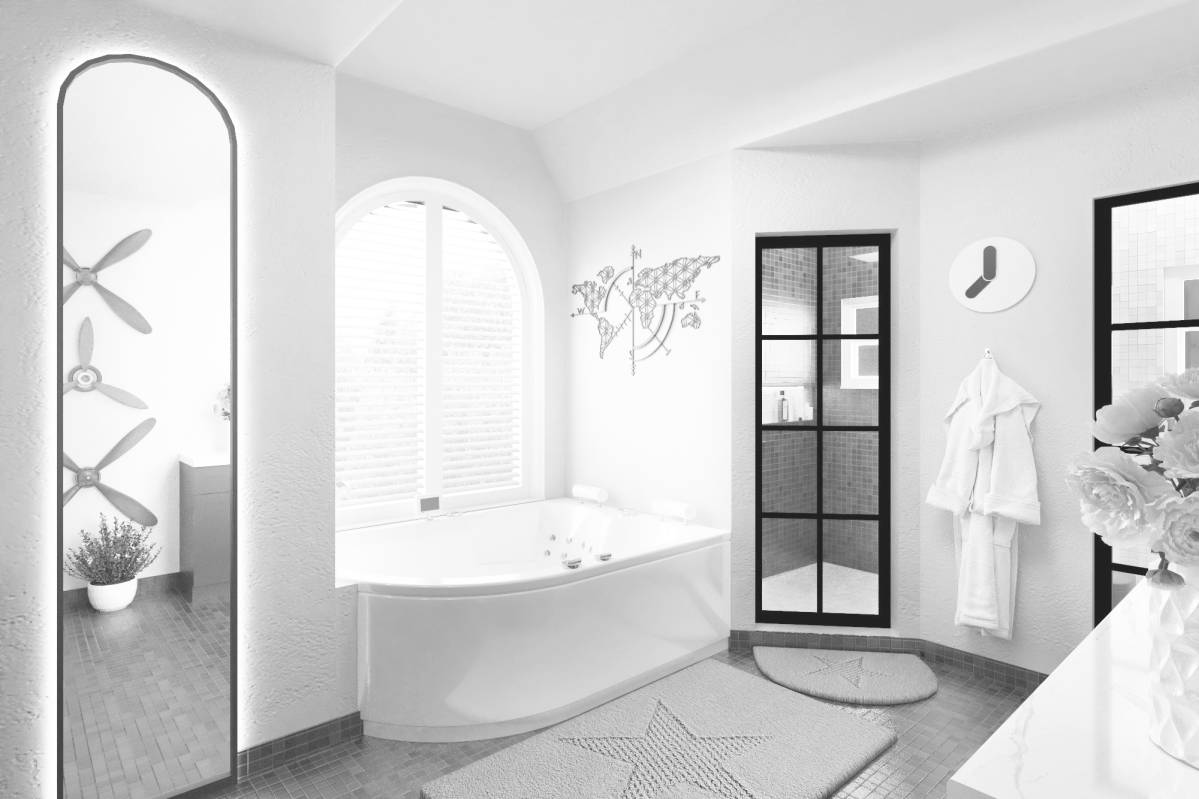 Design project for Remodel of 28 year old Dated Pink Master Bathroom in ...