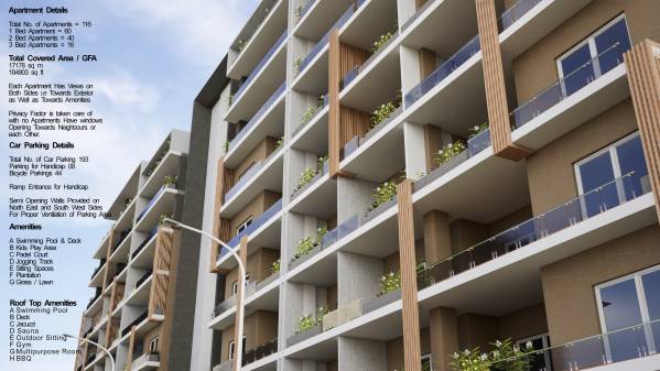 Design project for g+7 building in Dubai in United Arab Emirates | Arcbazar