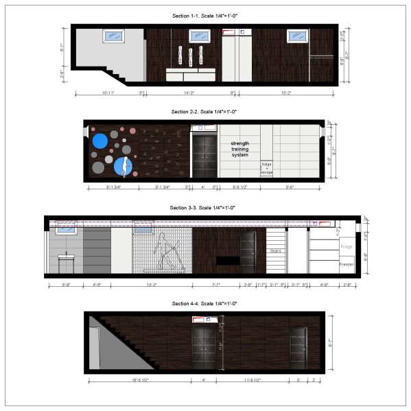Design project for Modern Basement Remodel in United States | Arcbazar