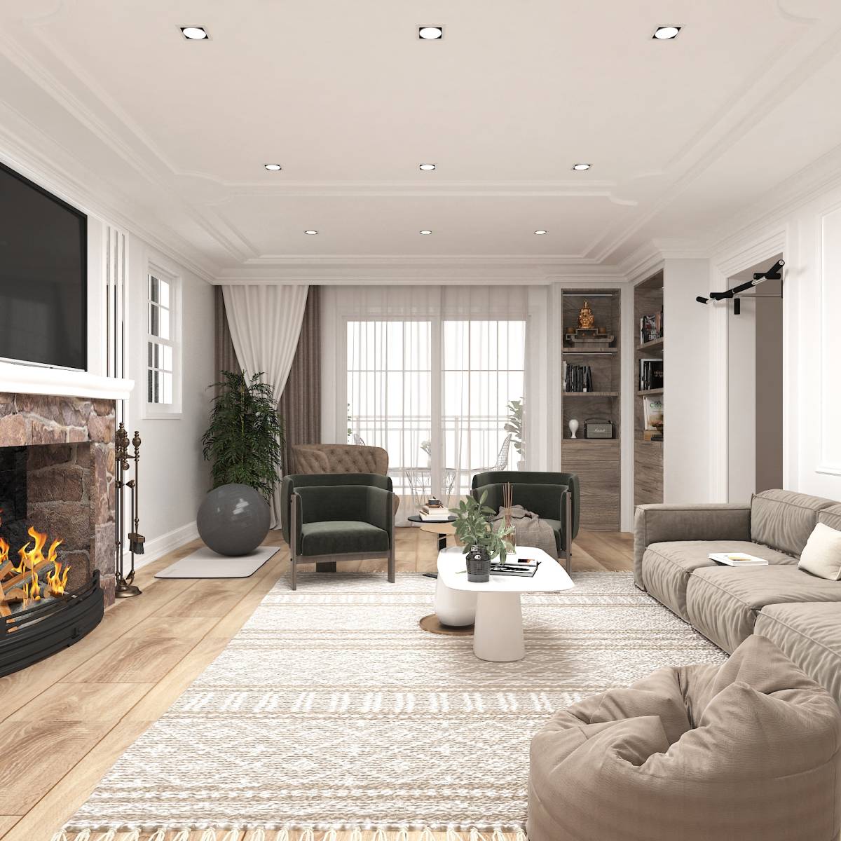 Design project for Living Room renovation in United States | Arcbazar