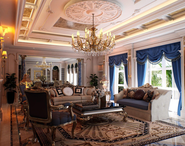 Interior Other Designed by Mostafa Gharib - Reception for a luxury ...