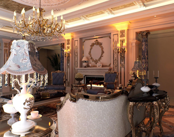 Interior Other Designed by Mostafa Gharib - Reception for a luxury ...