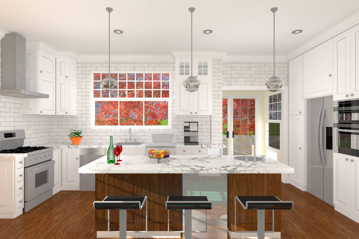 Design project for Open concept first floor and kitchen for 1905 ...