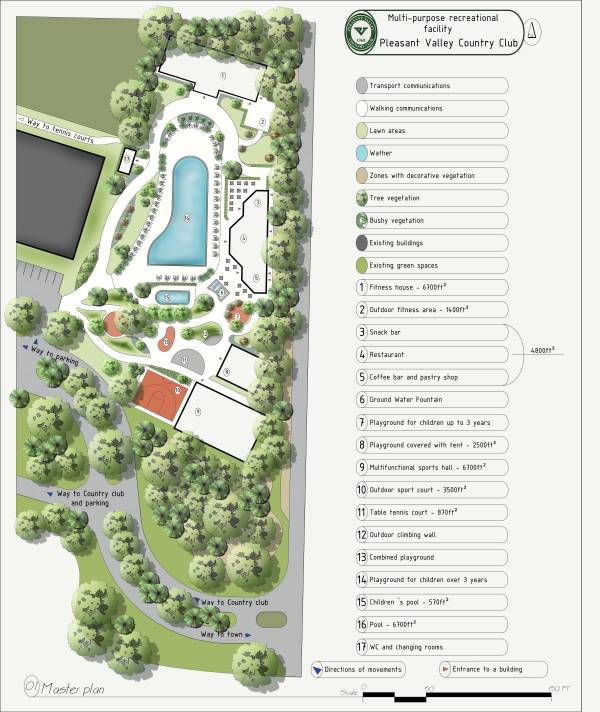 Design project for PV Country Club Recreation Project in United States ...