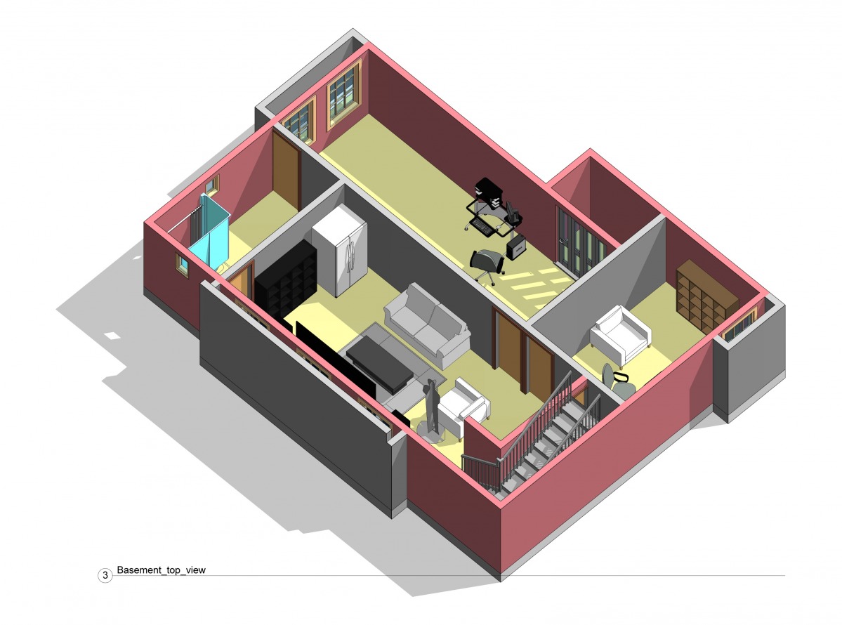Design project for Basement Finishing in United States | Arcbazar