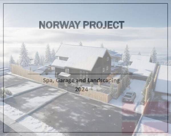 Design project for Spa, Garage and Landscape in Norway | Arcbazar