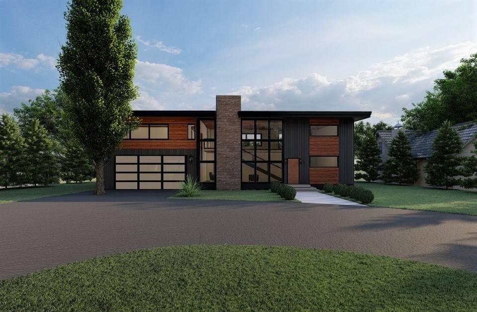 Design project for major home reno from simple 70's ranch to mountain ...