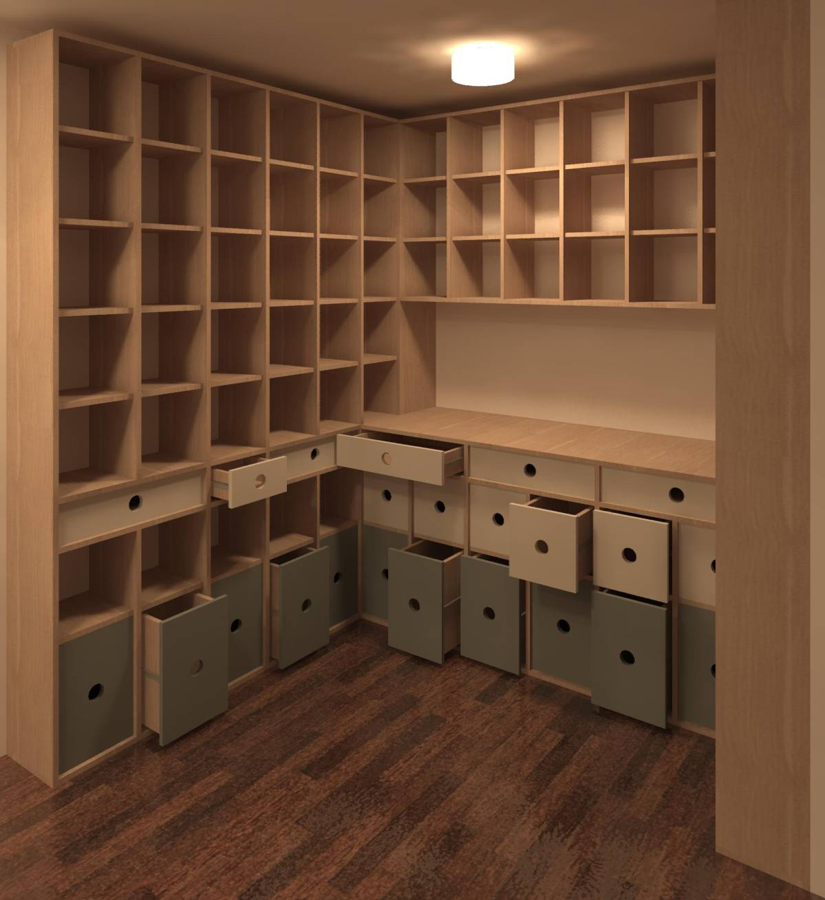 Design project for Walk-In Pantry Design in United States | Arcbazar
