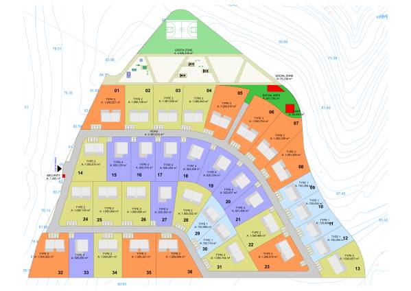 Design project for Simple Layout Design for a Gated Housing Community ...