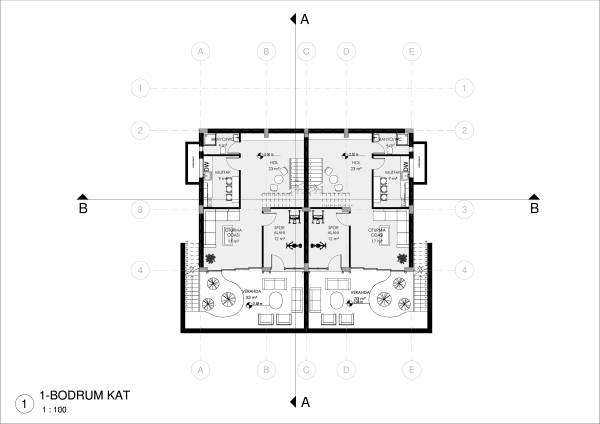 Design project for Design 4 housing types for gated community in Turkey ...