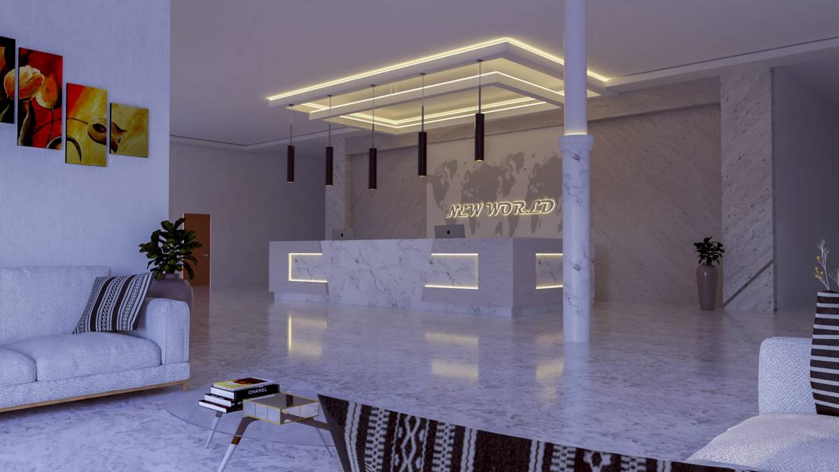 Design project for Reception area design in Oman | Arcbazar