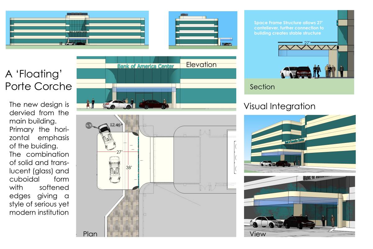 Design project for Porte Cochere - Office Building in United States ...