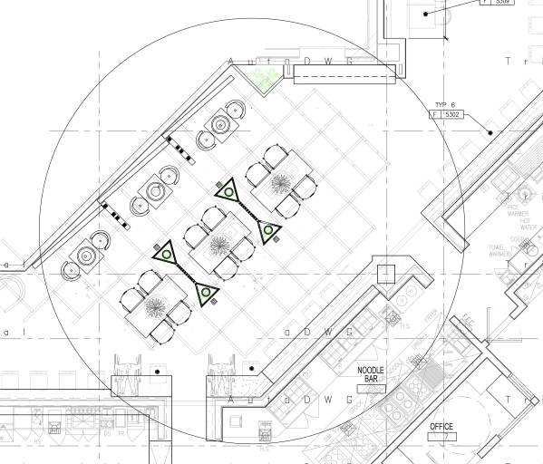 Design project for Interior design of restaurant zone in United States ...