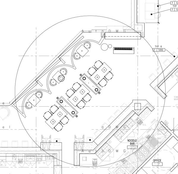 Design project for Interior design of restaurant zone in United States ...