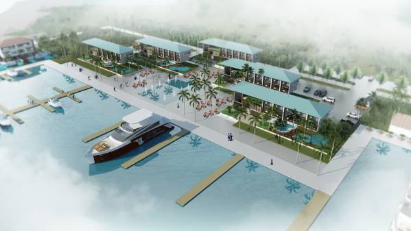 Design project for Conceptual Renderings Mixed Use Marine Harbour in ...