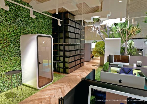Design project for Modern office remodel in United States | Arcbazar