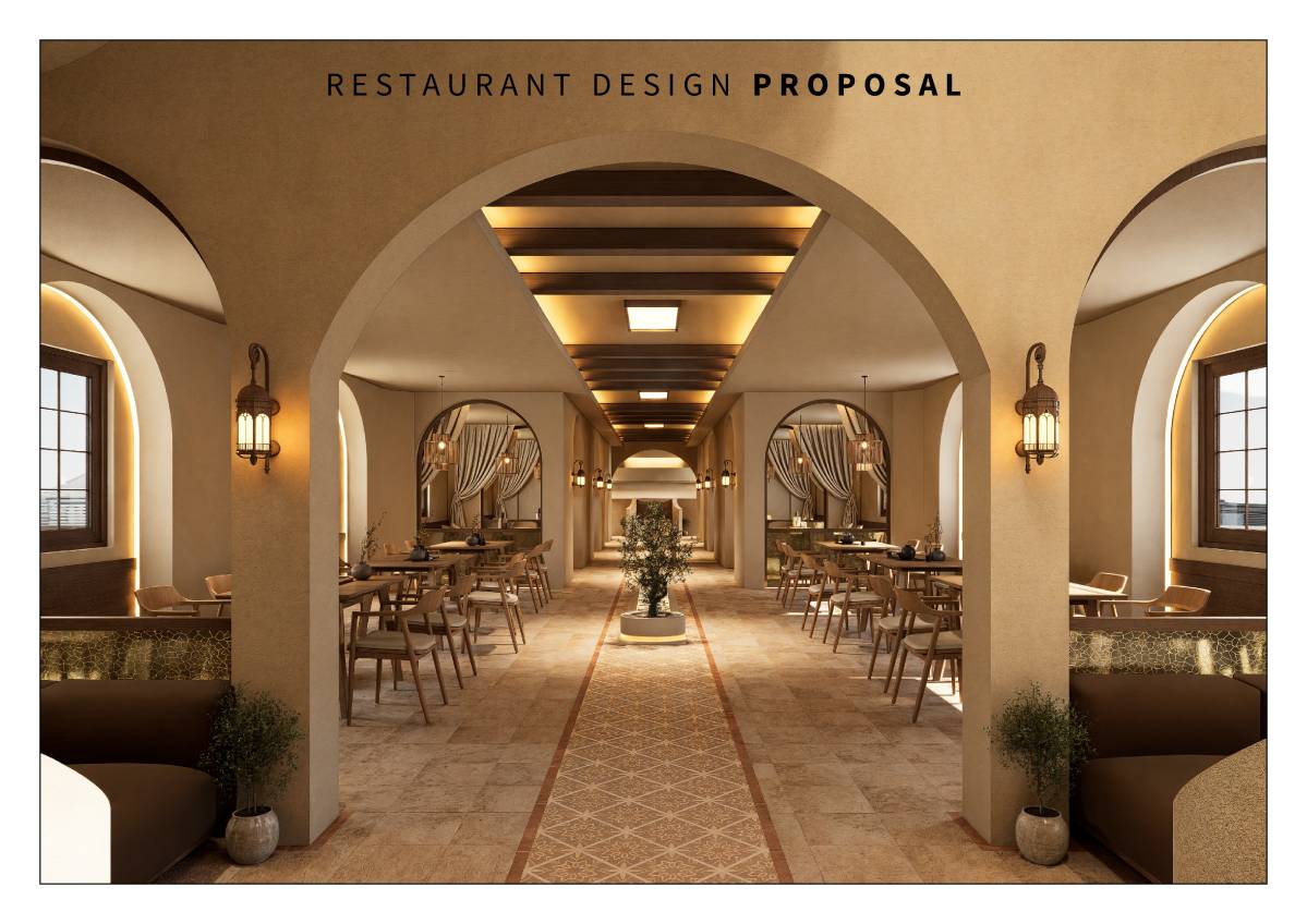 Design project for Restaurant Design in Saudi Arabia | Arcbazar