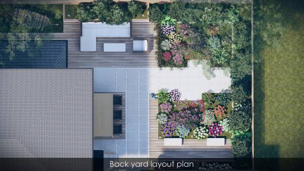 Design project for Back yard and deck in Canada | Arcbazar