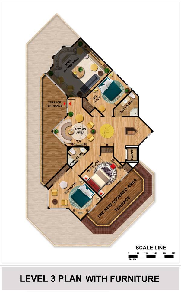 Design project for Level 2 Floor Plan ReDesign in United States | Arcbazar