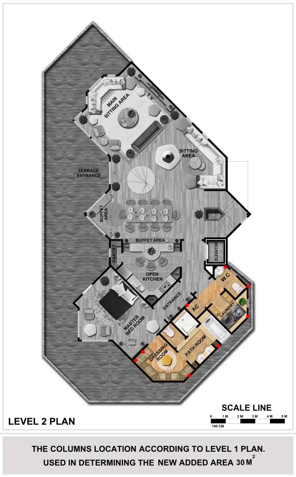 Design project for Level 2 Floor Plan ReDesign in United States | Arcbazar