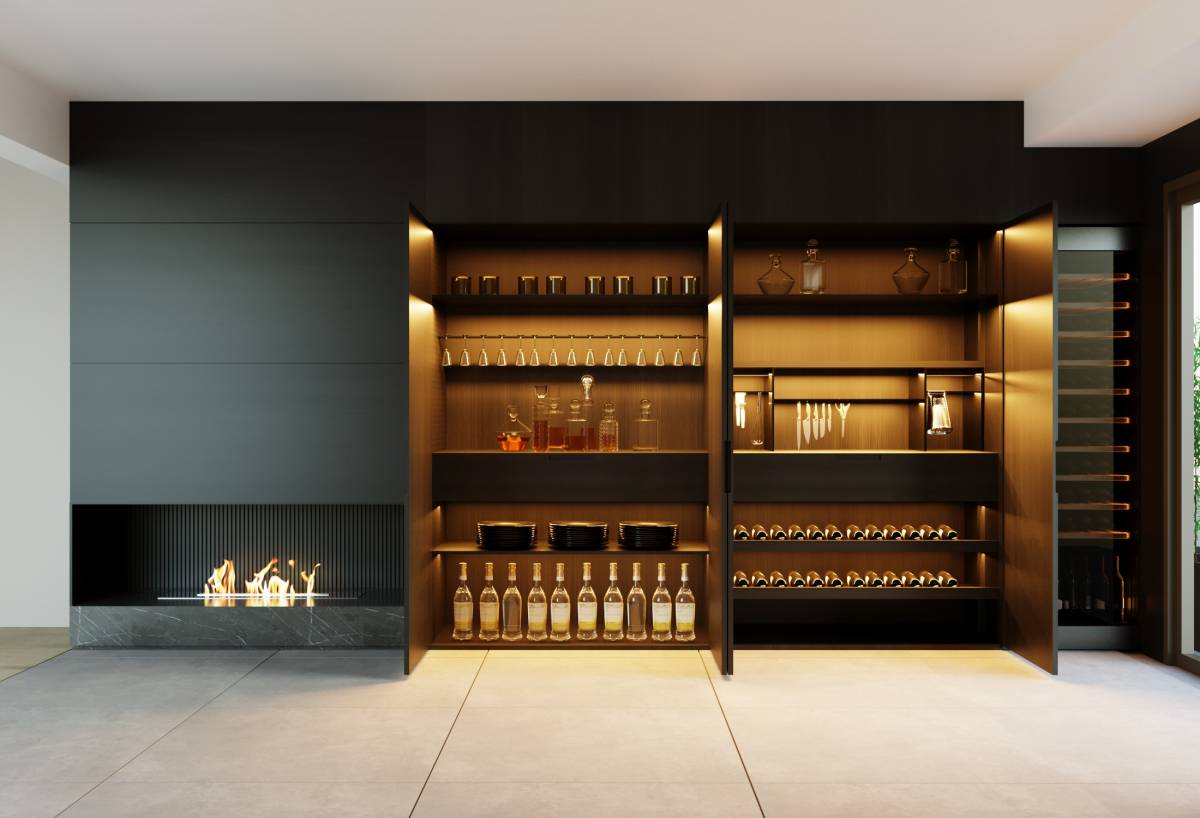 Design project for • Bar design with possible fireplace in Singapore ...