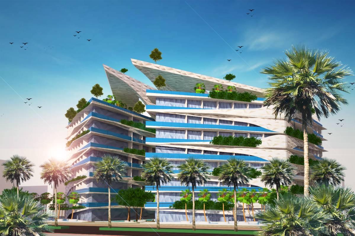 Design project for g+7 building in Dubai in United Arab Emirates | Arcbazar